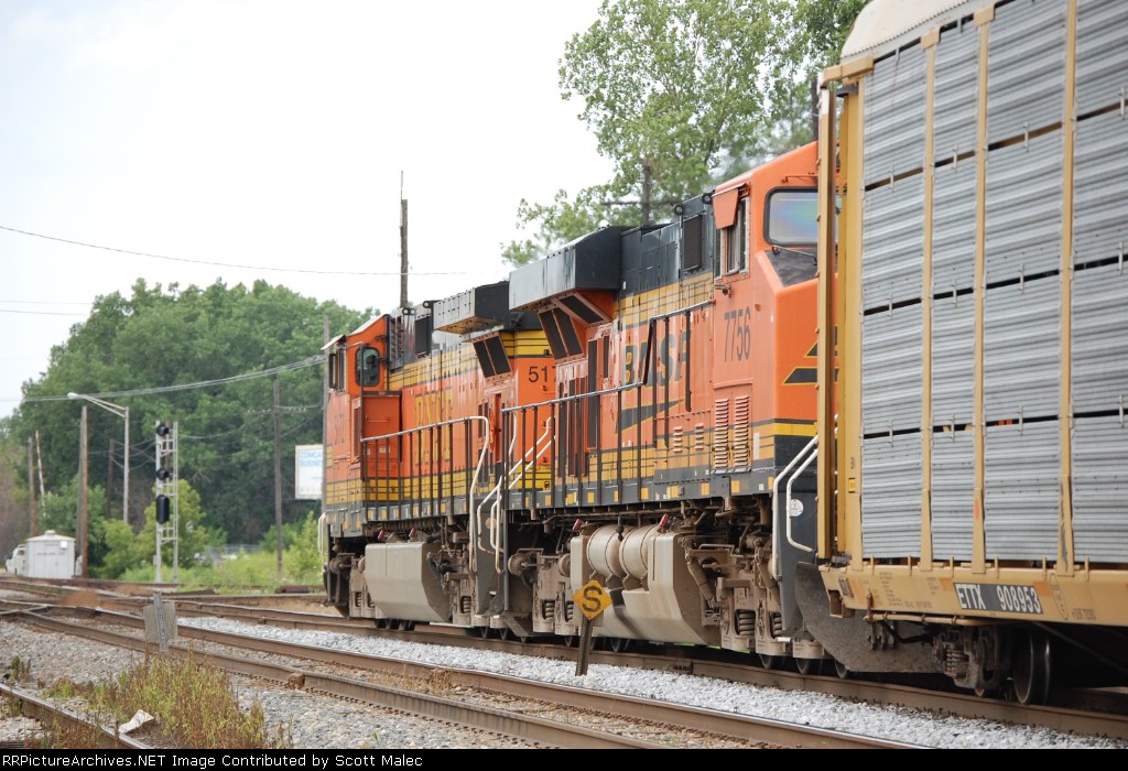 BNSF 5172 & 7756